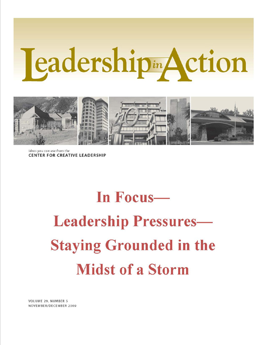 Cover Page - Leadership in Action: In Focus—Leadership Pressures ...