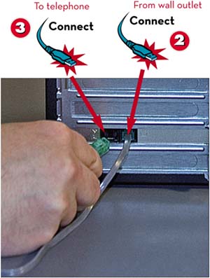 Connecting the Modem – Yasir