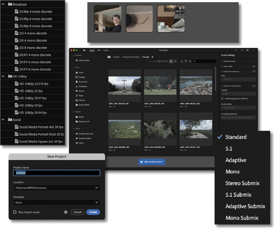 2. Setting Up a Project - Adobe Premiere Pro Classroom in a Book 2025 ...