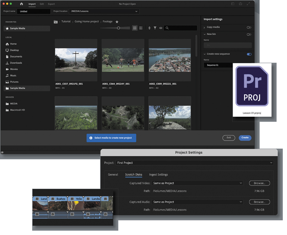 2. Setting Up a Project - Adobe Premiere Pro Classroom in a Book (2022 ...