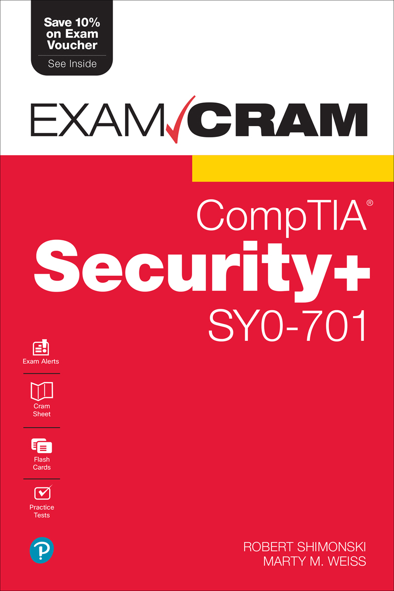 Cover Page - CompTIA Security+ SY0-701 Exam Cram, 7th Edition [Book]