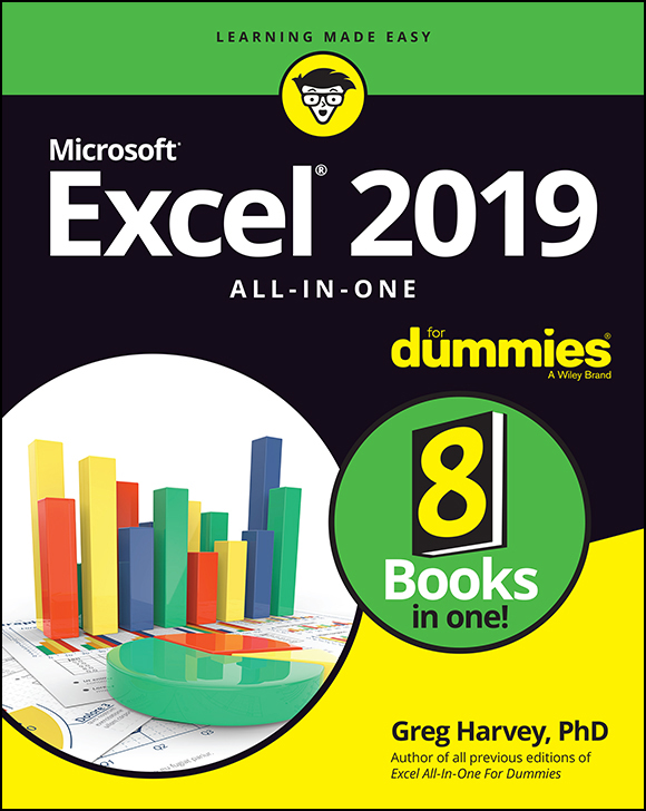 Cover - Excel 2019 All-in-One For Dummies [Book]
