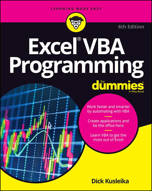 Cover - Excel VBA Programming For Dummies, 6th Edition [Book]