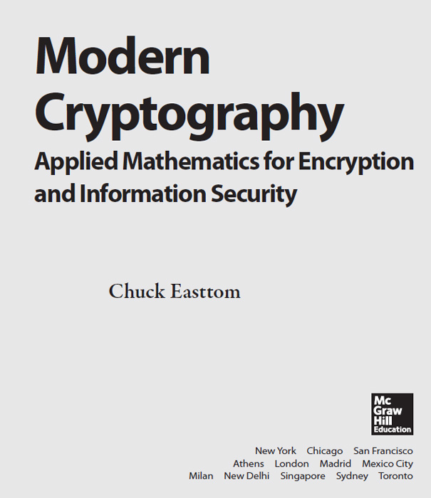Modern Cryptography: Applied Mathematics for Encryption and Information Security - Modern ...