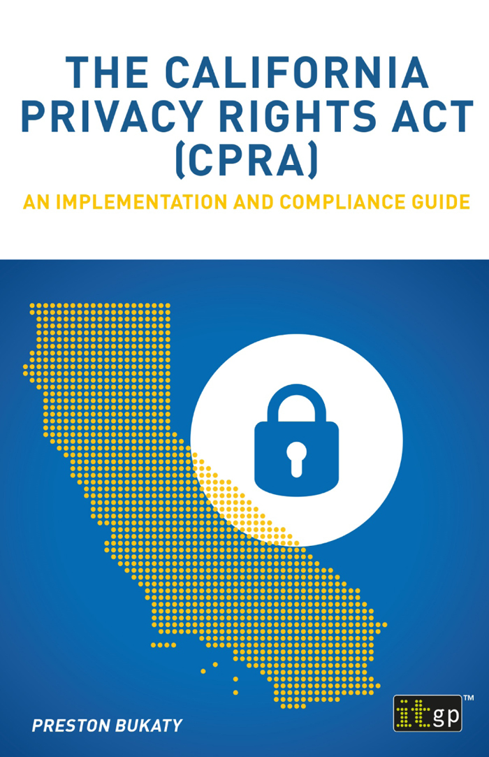 Cover - The California Privacy Rights Act (CPRA) – An implementation and compliance guide [Book]