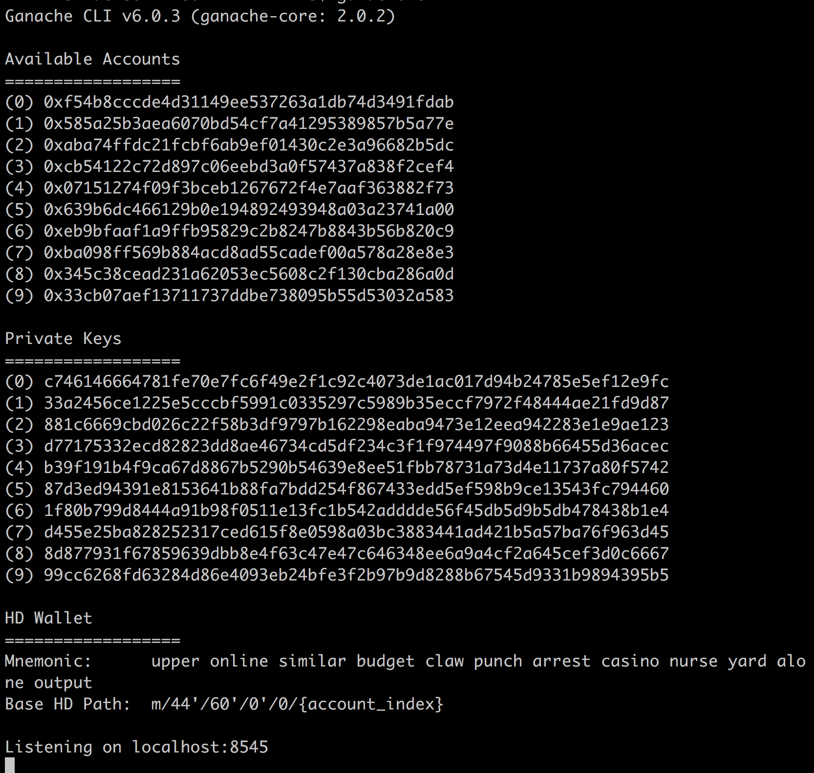 The power of Ganache-CLI - Truffle Quick Start Guide [Book]