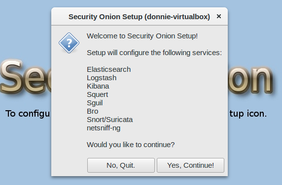 Hands-on lab – installing Security Onion - Mastering Linux Security and ...