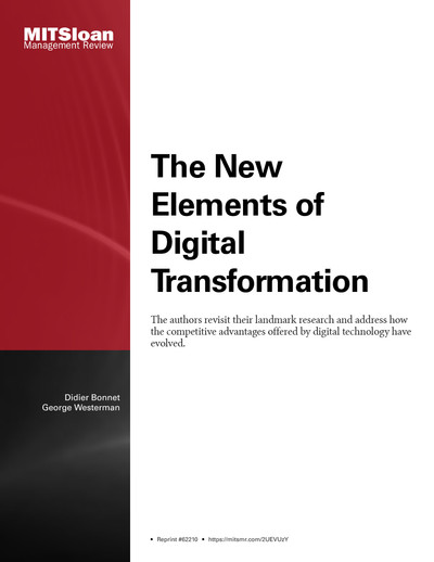 The New Elements of Digital Transformation - The New Elements of ...