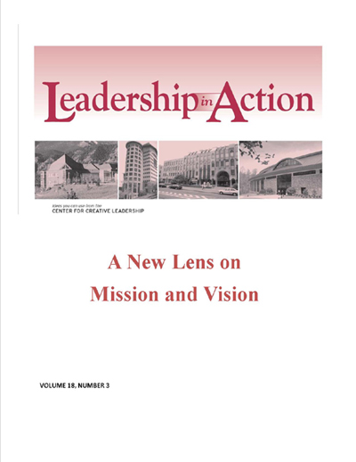 Mission and Vision - Leadership in Action: A New Lens on Mission and ...