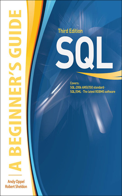 Cover Page - SQL: A Beginner's Guide, Third Edition, 3rd Edition [Book]