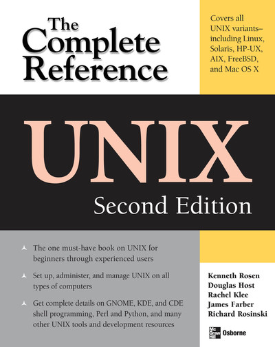 PART I Basics - UNIX: The Complete Reference, Second Edition, 2nd Edition [Book]