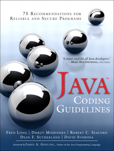 Chapter 1. Security - Java™ Coding Guidelines: 75 Recommendations for Reliable and Secure ...