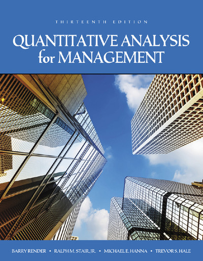 8.4 Financial Applications - Quantitative Analysis for Management, 13/e [Book]