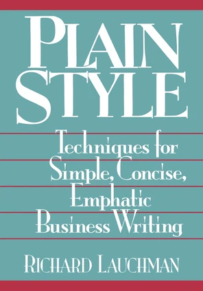 On Being Concise - Plain Style [Book]