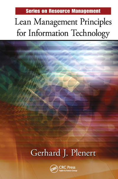 Cover - Lean Management Principles for Information Technology [Book]