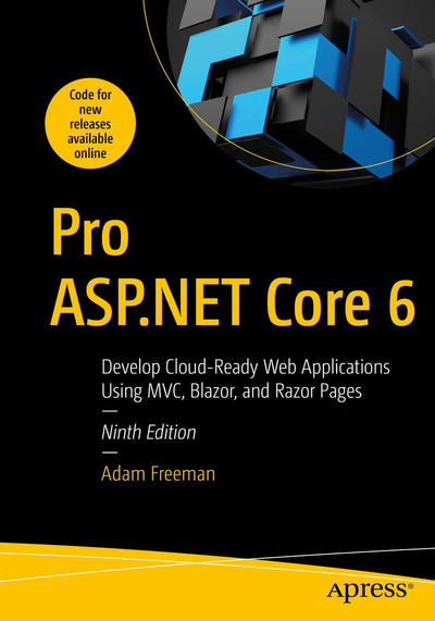 Cover - Pro ASP.NET Core 6: Develop Cloud-Ready Web Applications Using MVC, Blazor, and Razor ...