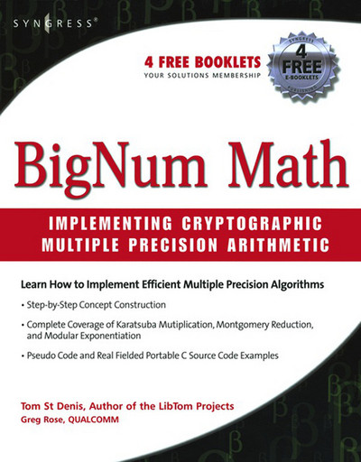 Chapter 1: Introduction - BigNum Math [Book]