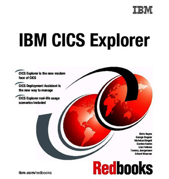 Front cover - IBM CICS Explorer [Book]