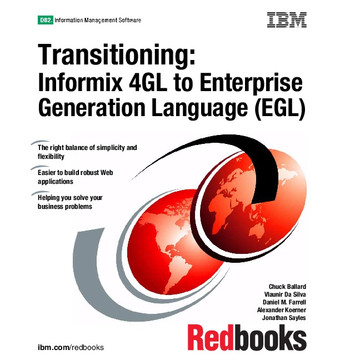 Generate and build in the IDE - Transitioning: Informix 4GL to ...