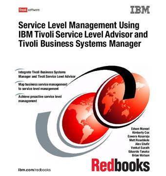 Change management (2/2) - Service Level Management Using IBM Tivoli ...