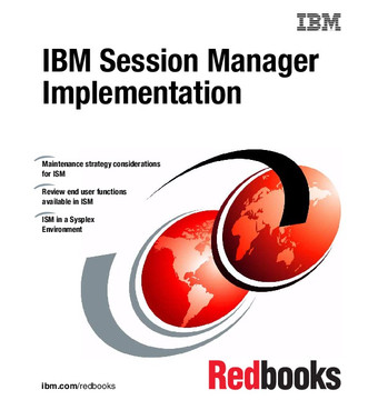 IBM Session Manager Implementation [Book]