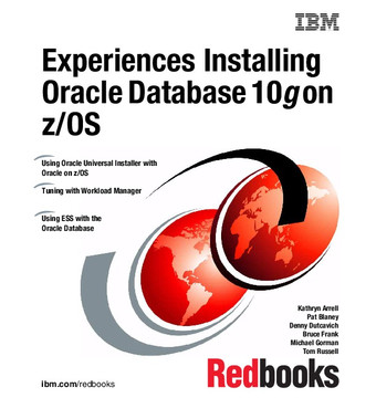 Oracle Enterprise Manager (OEM) and Oracle Database 10g - Experiences ...