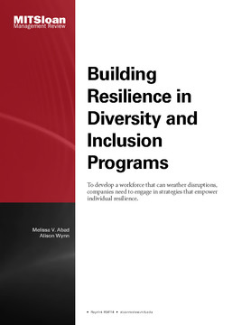 Building Resilience in Diversity and Inclusion Programs [Book]