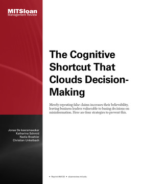 The Cognitive Shortcut That Clouds Decision-Making - The Cognitive ...