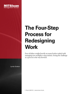 The Four-Step Process for Redesigning Work [Book]