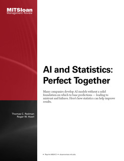 AI and Statistics: Perfect Together[Book]