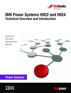 IBM Power Systems H922 and H924 Technical Overview and Introduction[Book]