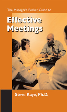 The Manager's Pocket Guide to Effective Meetings - The Manager's Pocket ...