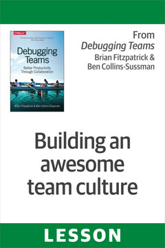 Building an awesome team culture - Building an awesome team culture [Book]