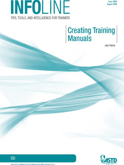 Creating Training Manuals[Book]