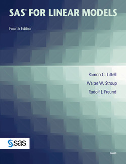 SAS for Linear Models, Fourth Edition[Book]
